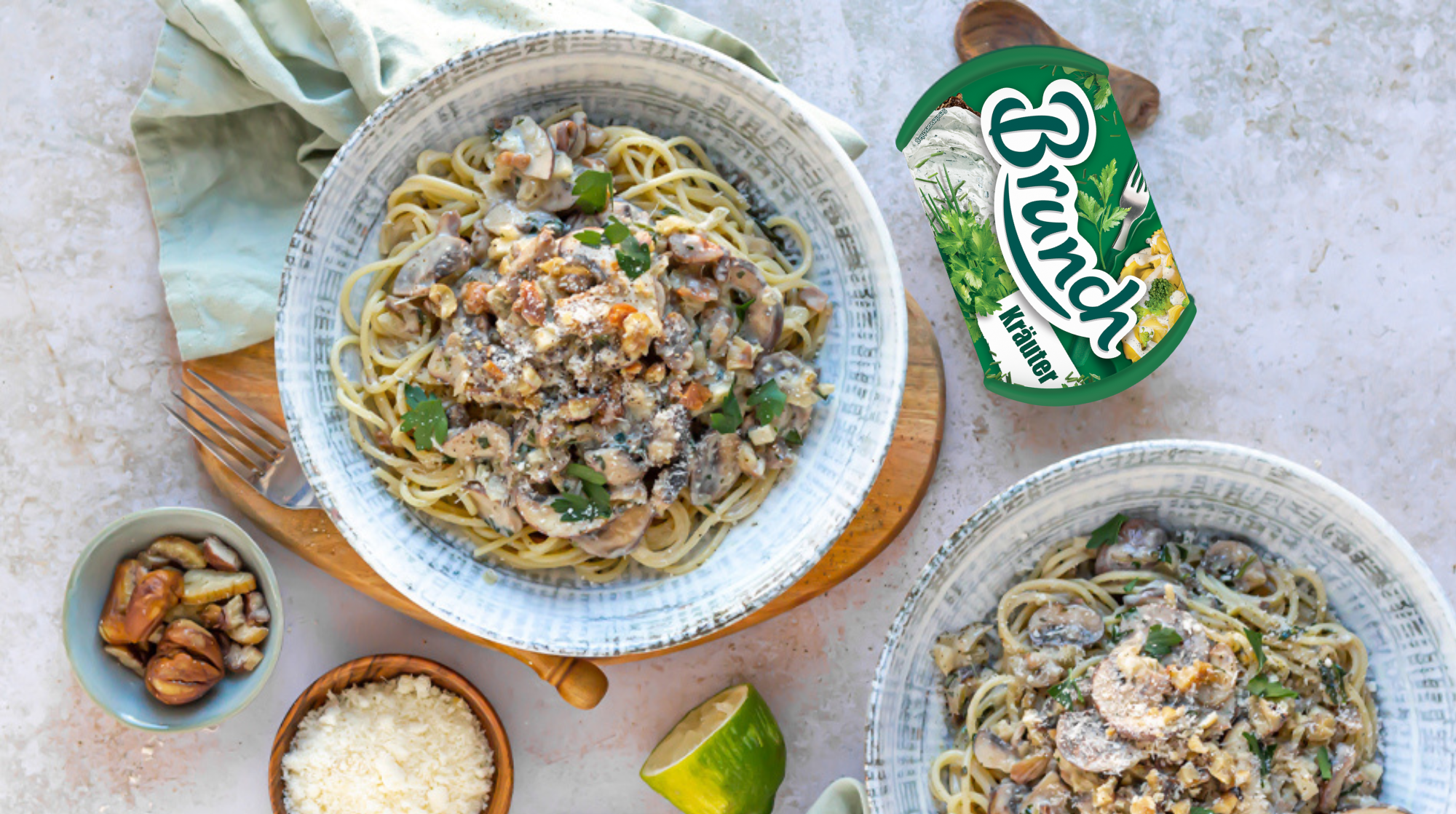 Maroni Spaghetti mit Brunch